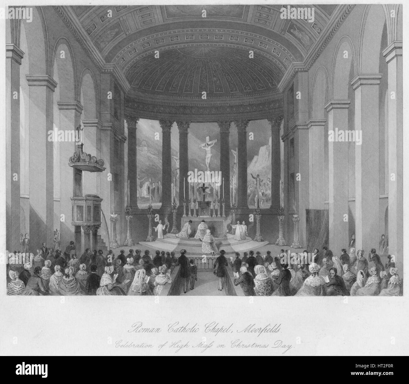 Victorian christmas Black and White Stock Photos & Images - Alamy