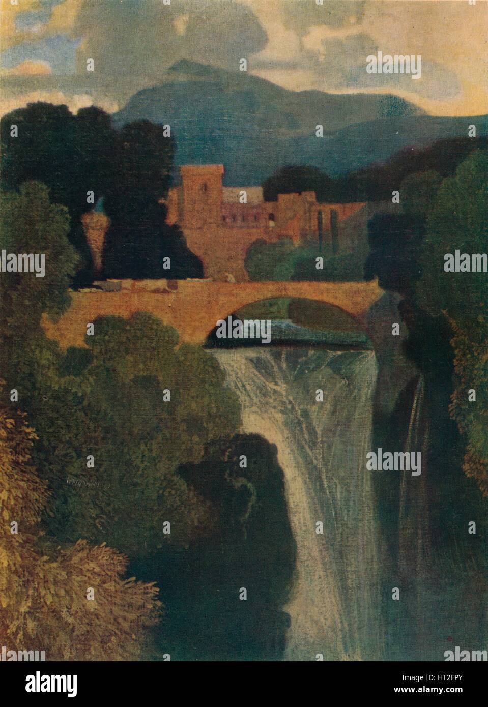 'The Waterfall', c1807, (1923). Artist: John Sell Cotman Stock Photo ...