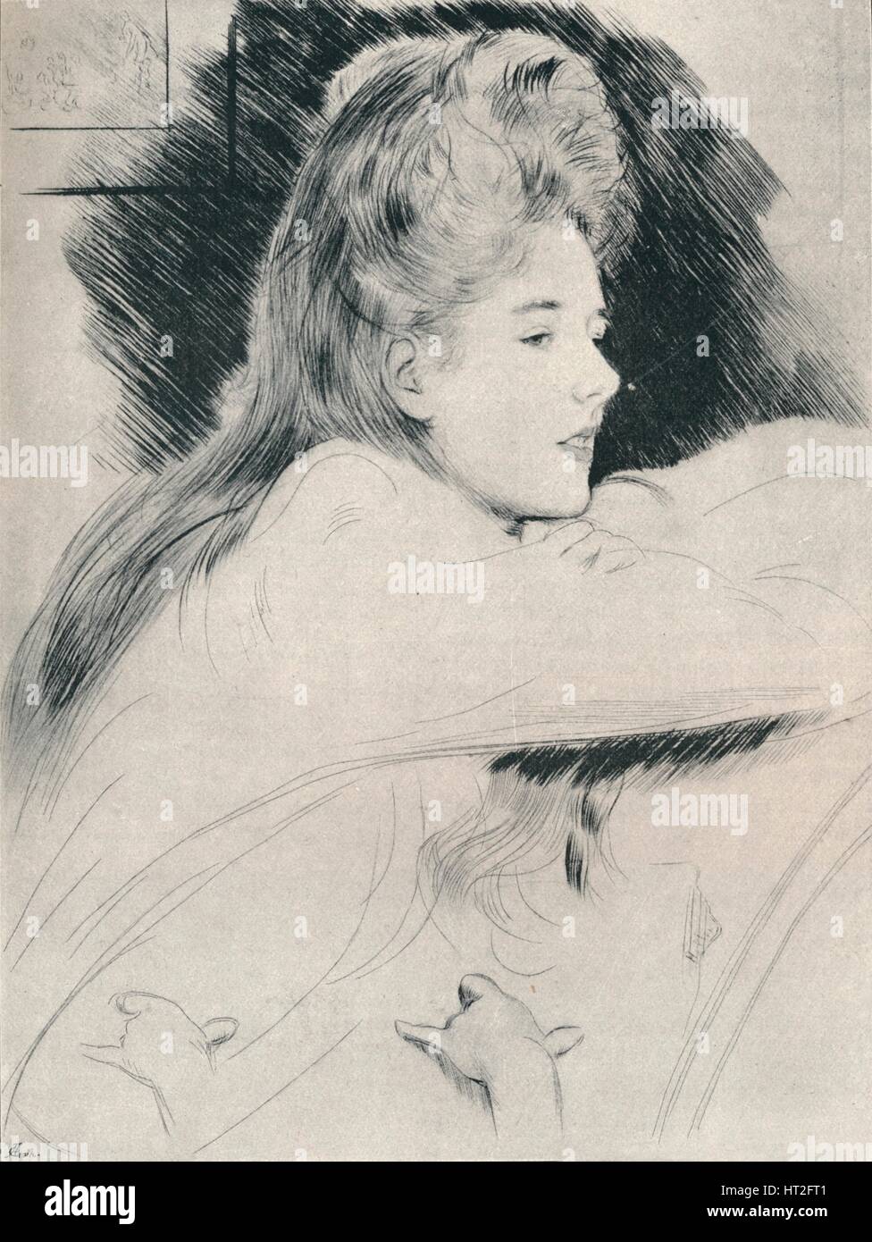 'Etude', c1890, (1894). Artist: Paul Helleu Stock Photo - Alamy