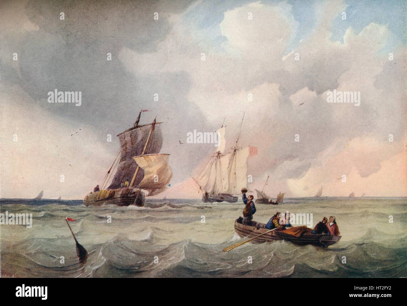 'Seascape', c1860. Artist: Alexandre Francia Stock Photo - Alamy