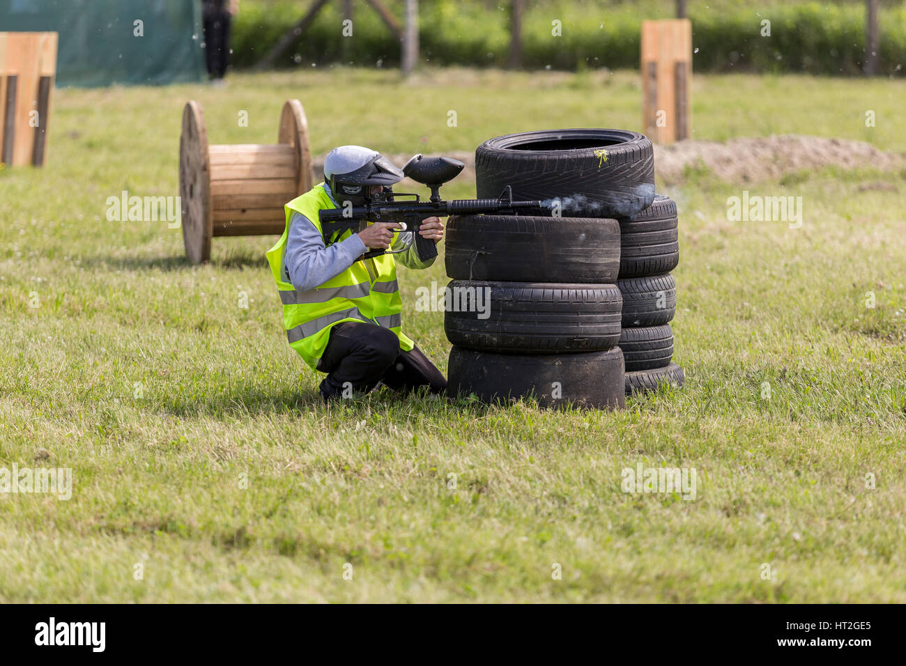 Painball player hi-res stock photography and images - Alamy