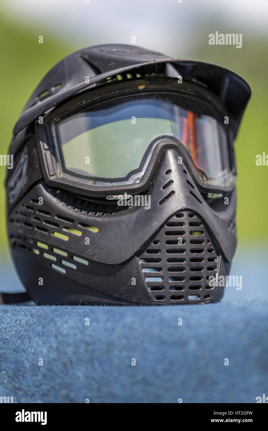 Painball on the fild Stock Photo - Alamy