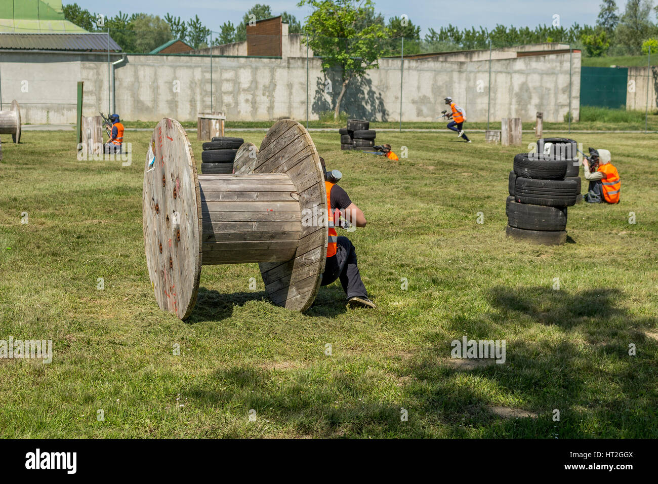 Painball player hi-res stock photography and images - Alamy