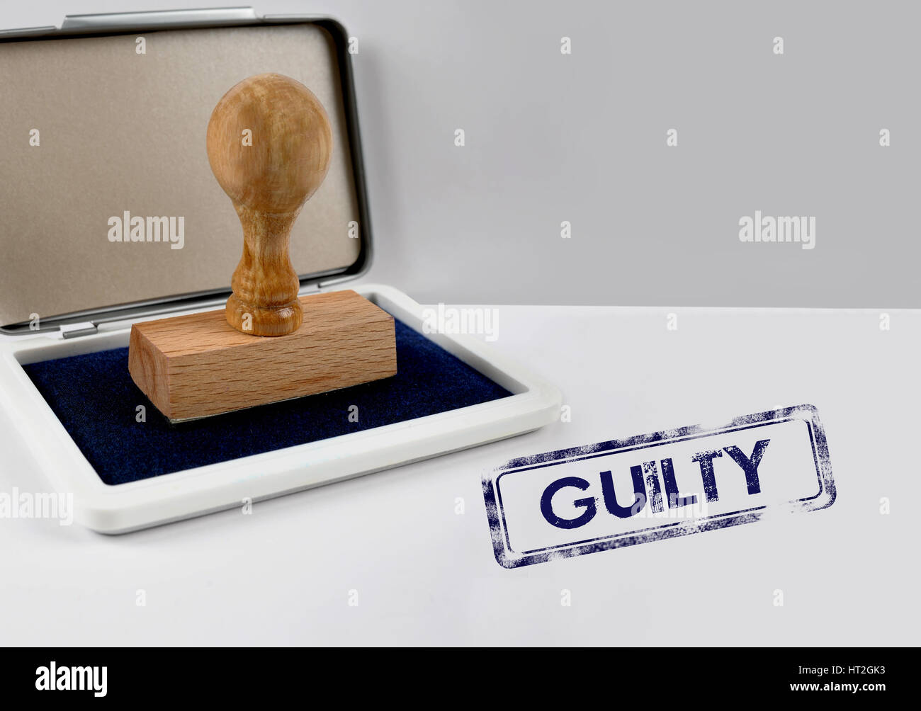 Guilty stamp hi-res stock photography and images - Alamy