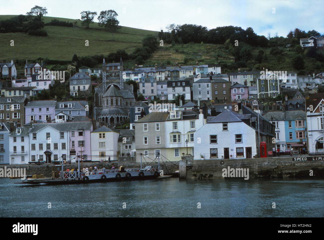 River Dart and ferry, Dartsmouth, Devon, 20th century. Artist: CM Dixon ...