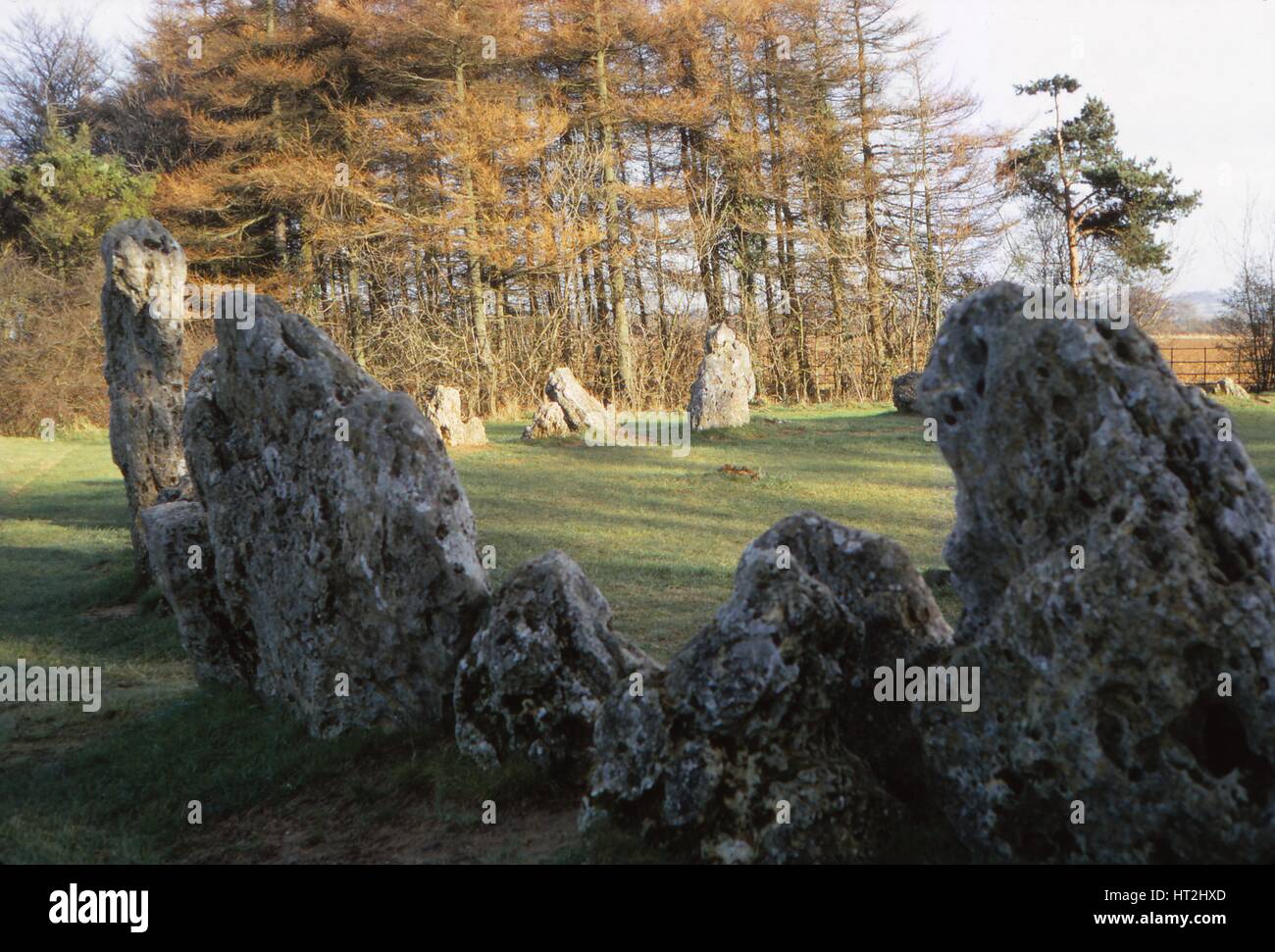 Rollright Stones, 2000 BC, Oxfordshire and Warwickshire borders, 20th ...