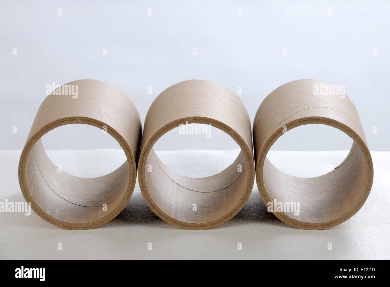 Paper Tubes, Cardboard tube on a white background Stock Photo - Alamy