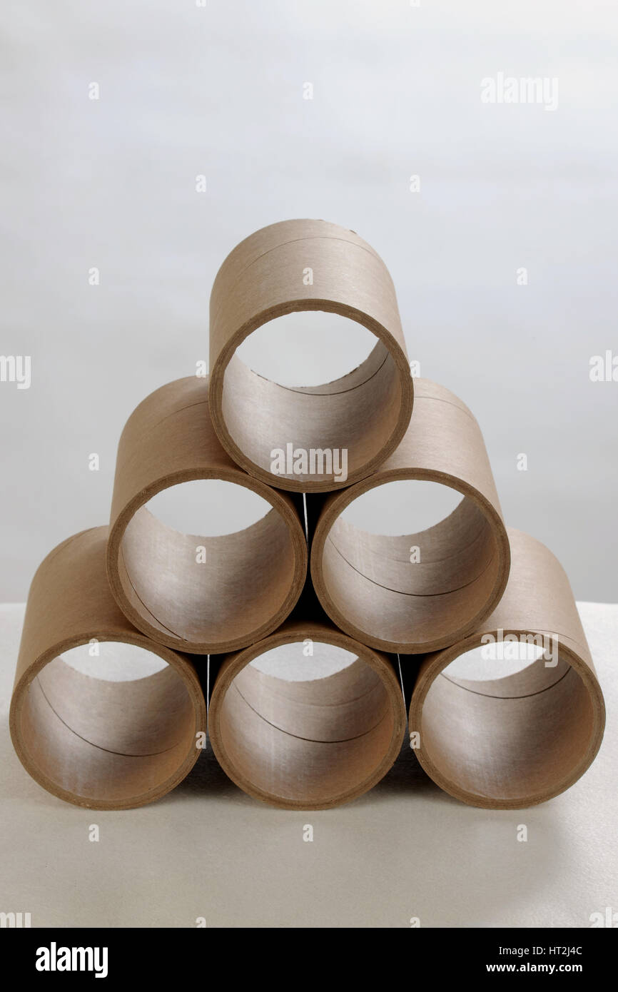 Recycling cardboard tubes hi-res stock photography and images - Alamy