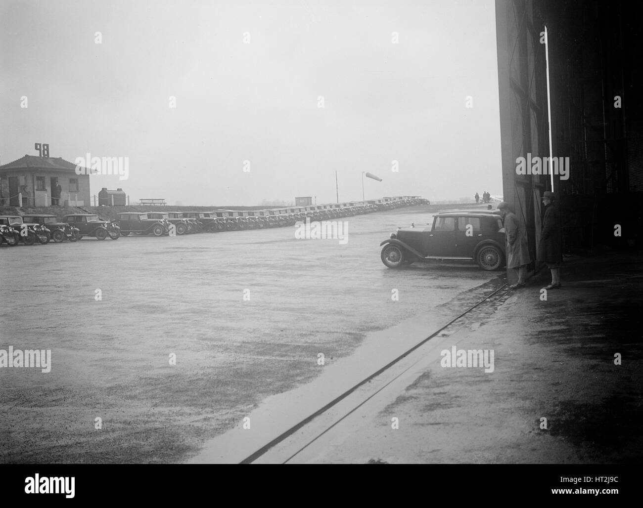 Riley Motor Club Rally, Croydon Aerodrome, 25 April 1931. Artist: Bill ...