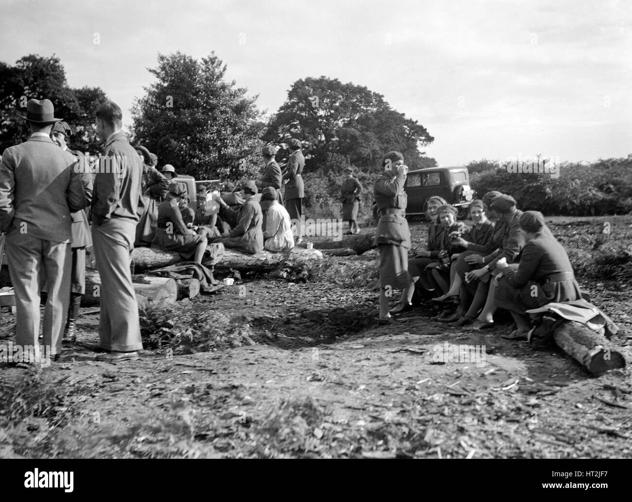 First Aid Nursing Yeomanry (FANY) trial or rally, 1931. Artist: Bill ...