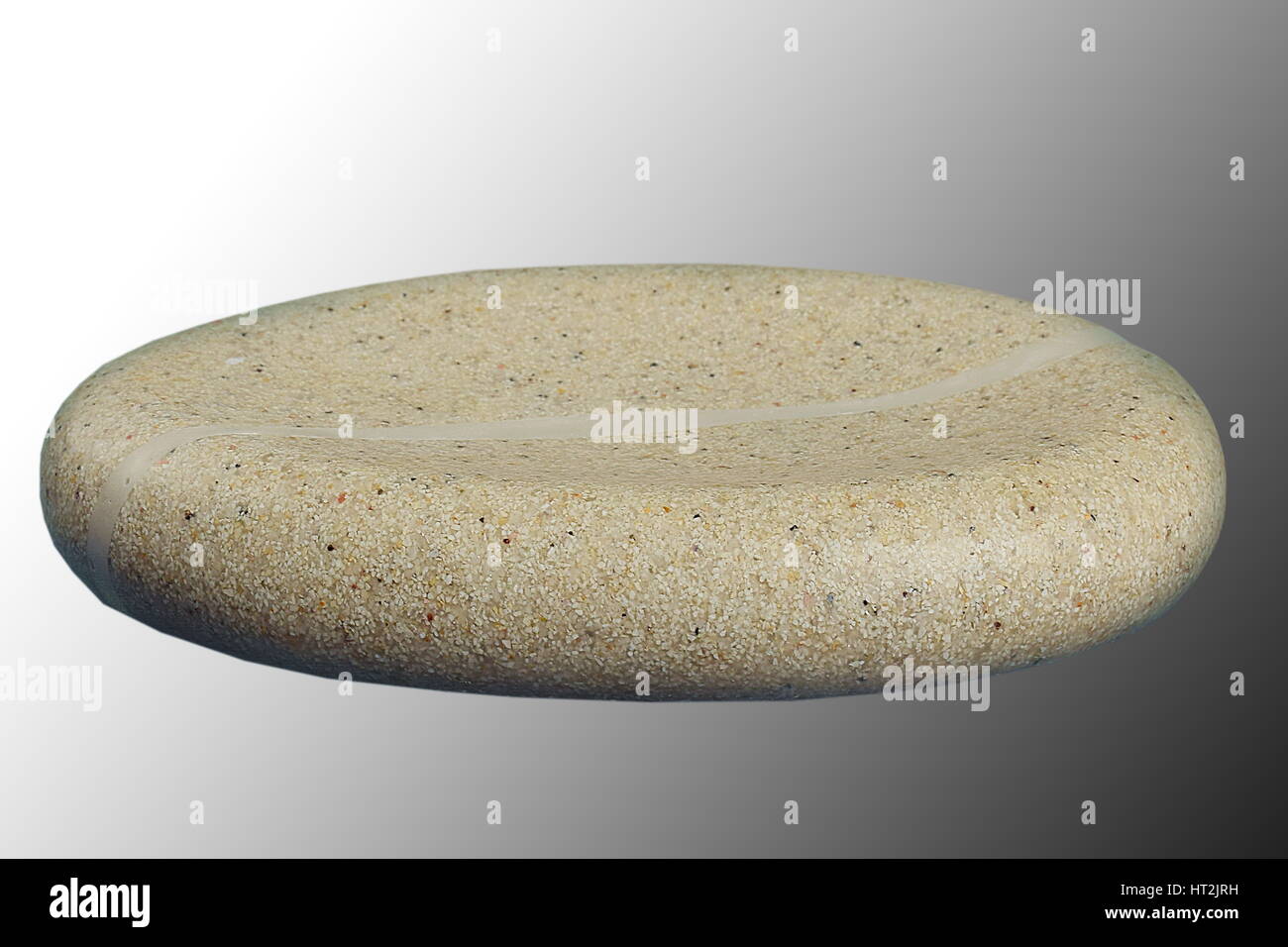 Empty ceramic soap-dish, front view Stock Photo - Alamy