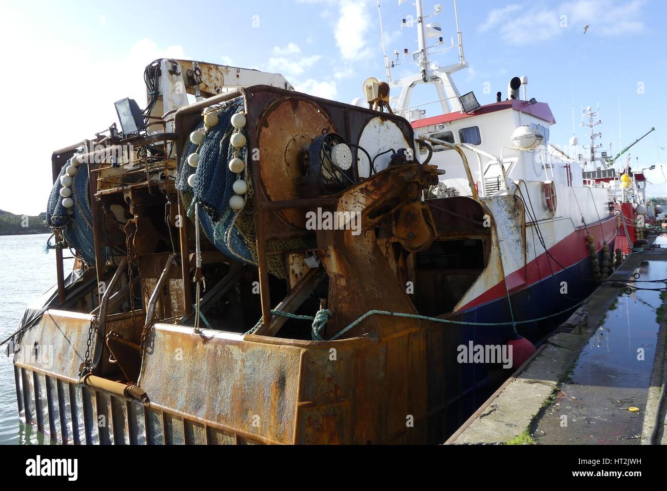 Stern of fishing boat hi-res stock photography and images - Alamy