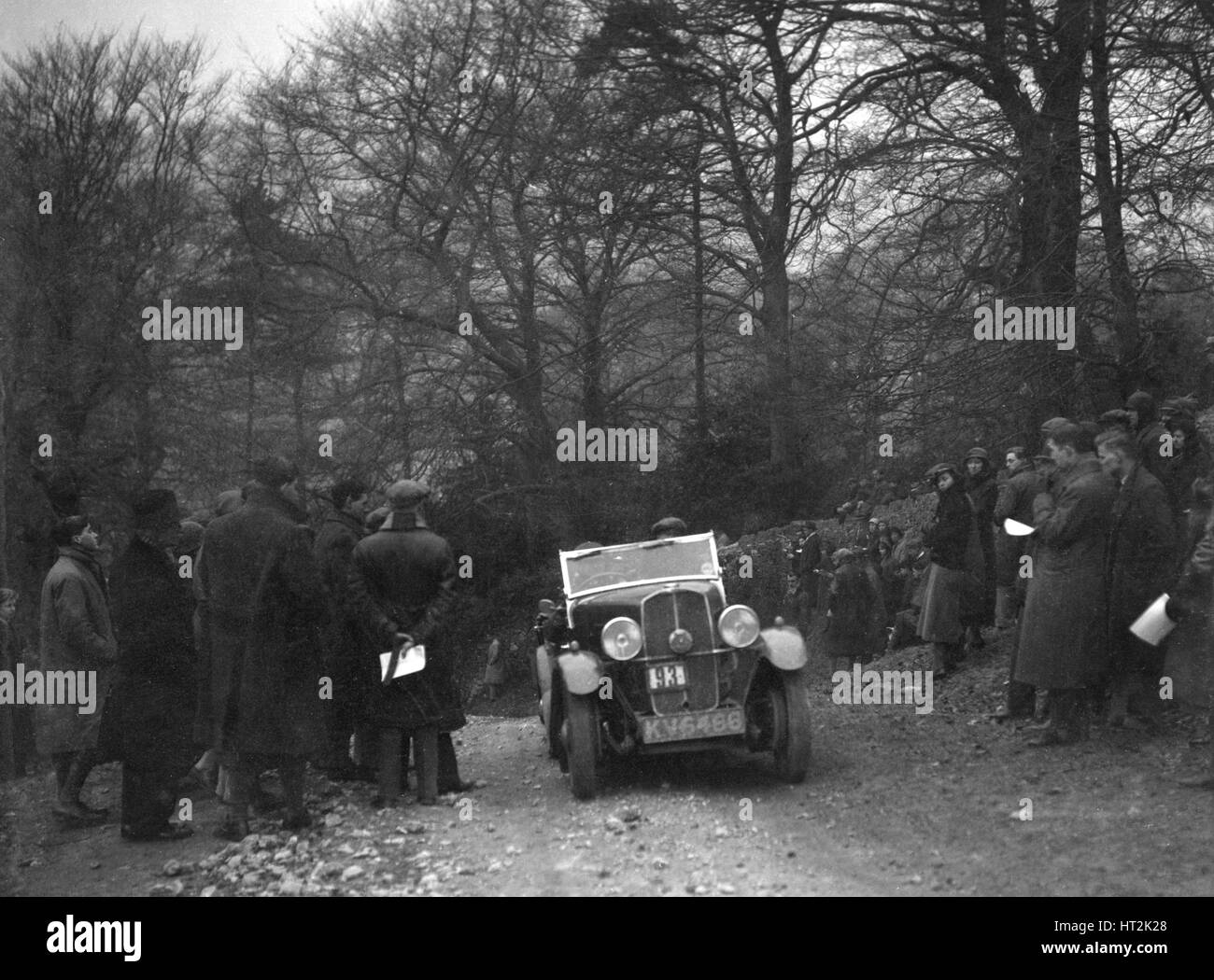 Triumph of RL Bellamy climbing Nailsworth Ladder, Sunbac Colmore Trial ...