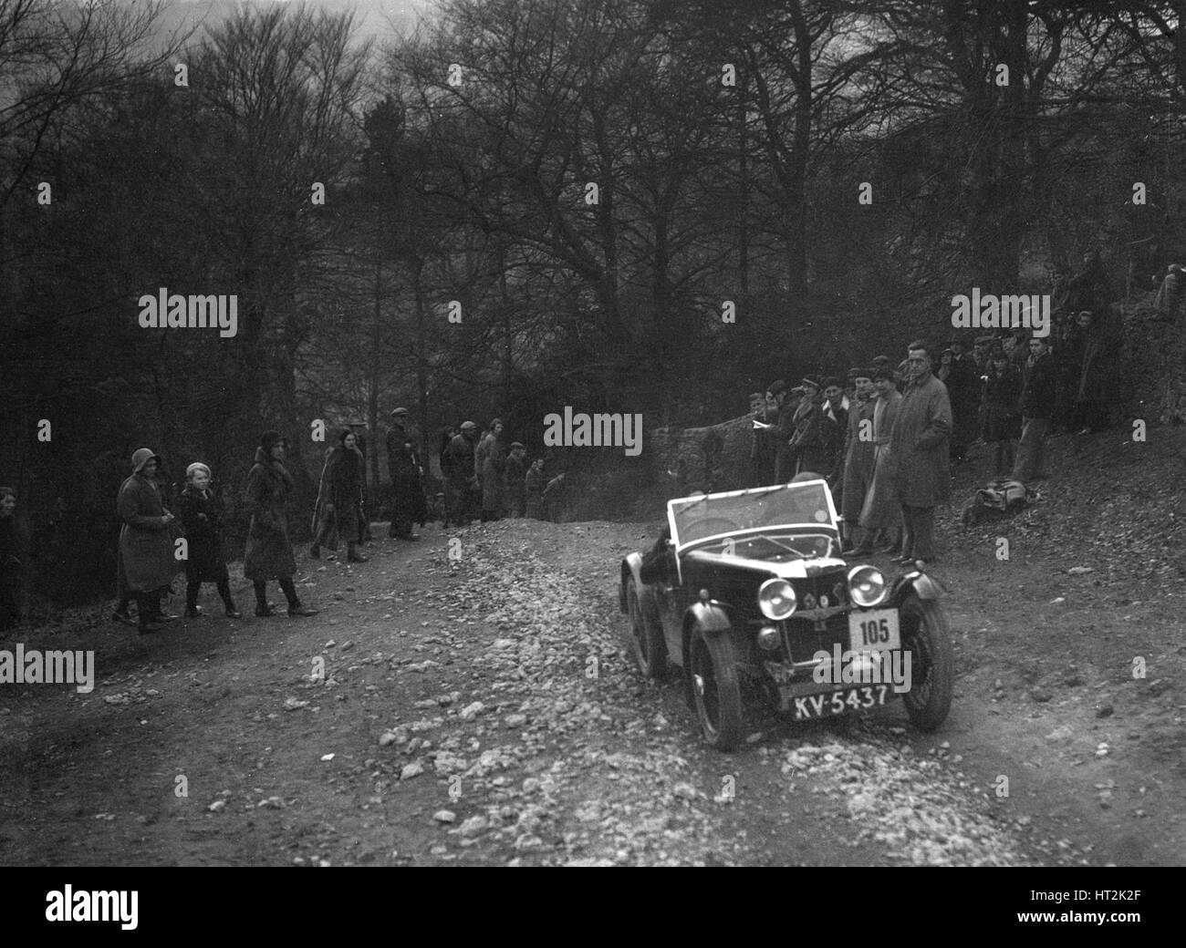MG J2 of Mrs MM Riley climbing Nailsworth Ladder, Sunbac Colmore Trial ...