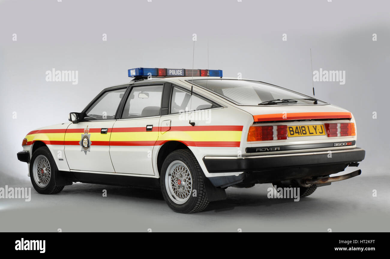 1984 Rover SD1 Police Car. Artist: Unknown Stock Photo - Alamy