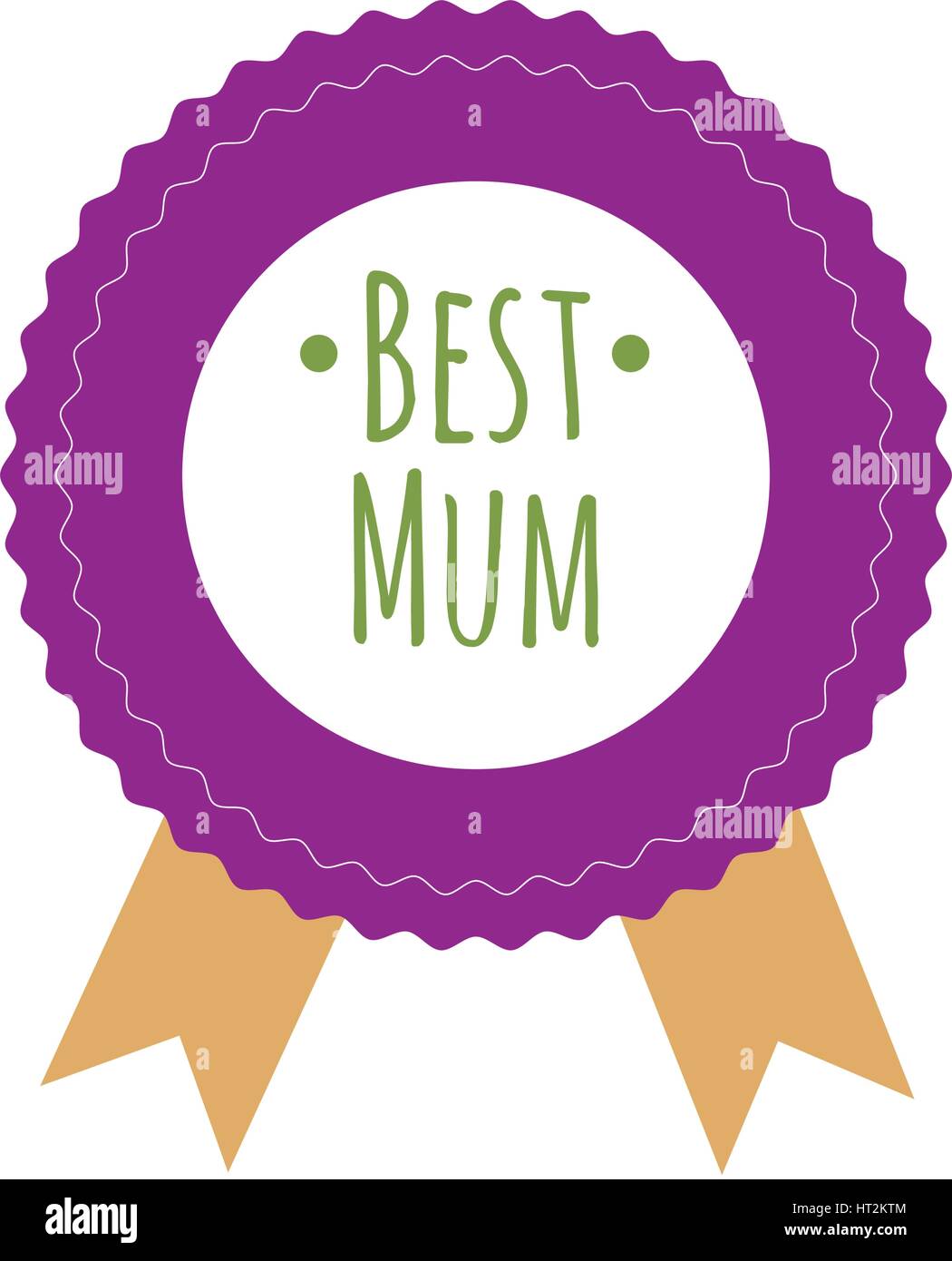 Happy Mothers Day ribbon badge Stock Vector Image & Art - Alamy
