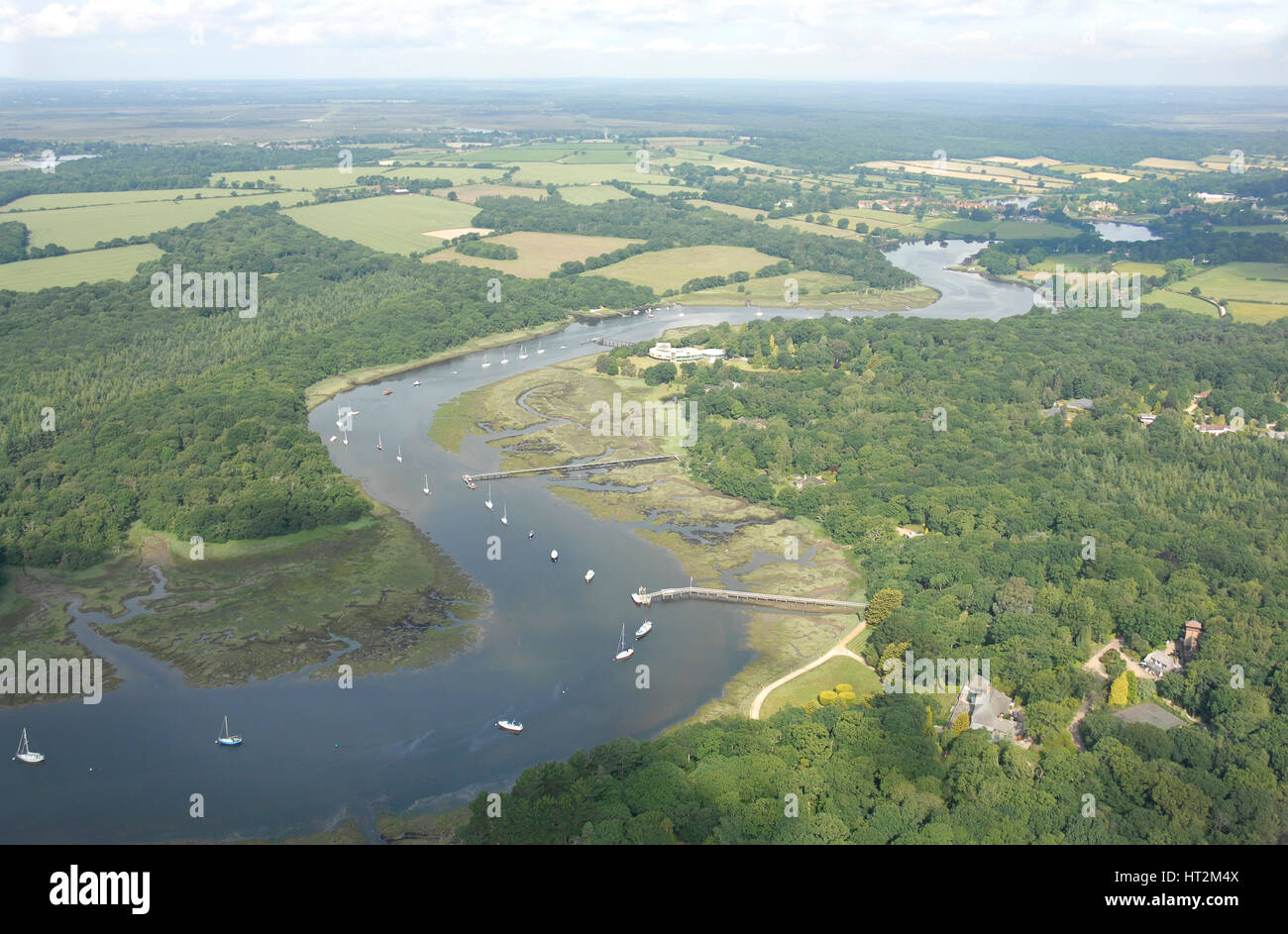 Beaulieu Aerial shots. Artist: Unknown Stock Photo - Alamy