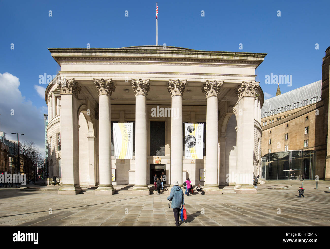 Manchester Central Library , Manchester , England Stock Photo - Alamy