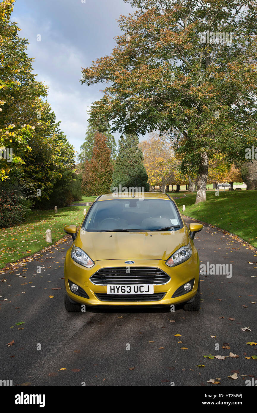 Yellow Ford Fiesta High Resolution Stock Photography and Images - Alamy