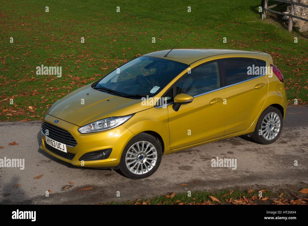 Yellow Ford Fiesta High Resolution Stock Photography and Images - Alamy