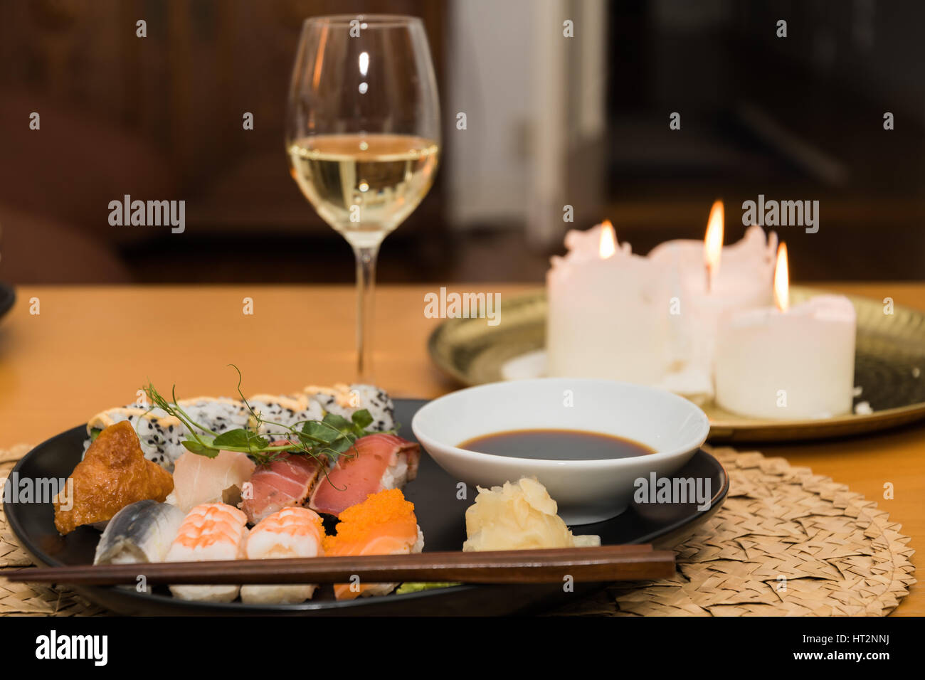 Traditional sushi table hi-res stock photography and images - Alamy