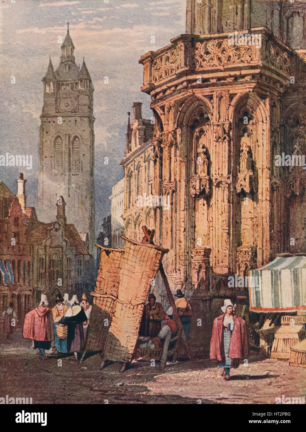 'View in Ghent', c1820 (1915). Artist: Samuel Prout Stock Photo - Alamy