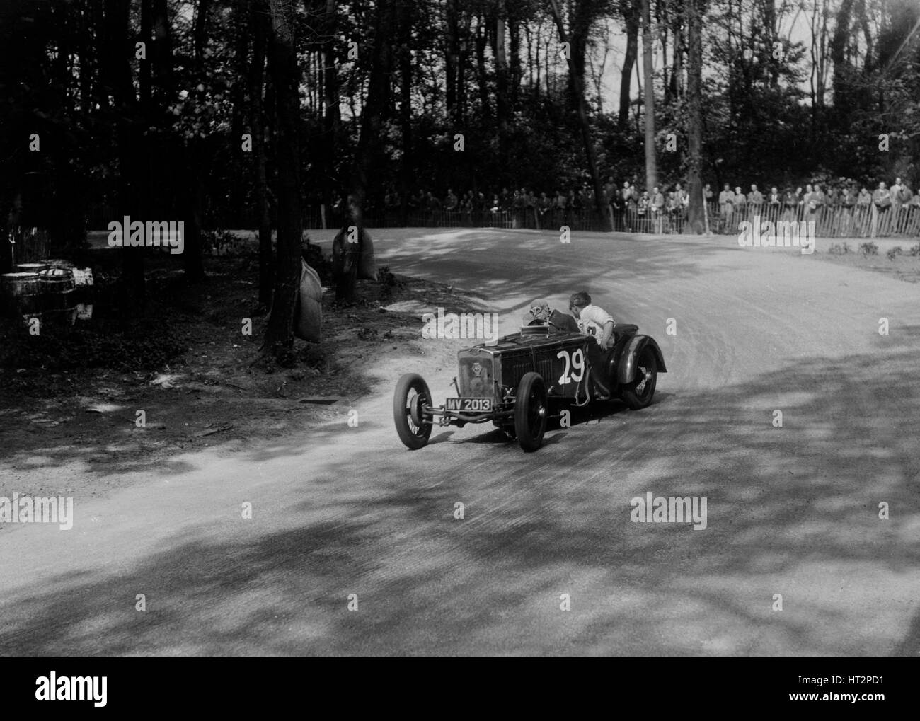 Frazer-Nash TT replica racing at Donington Park, Leicestershire, 1930s ...