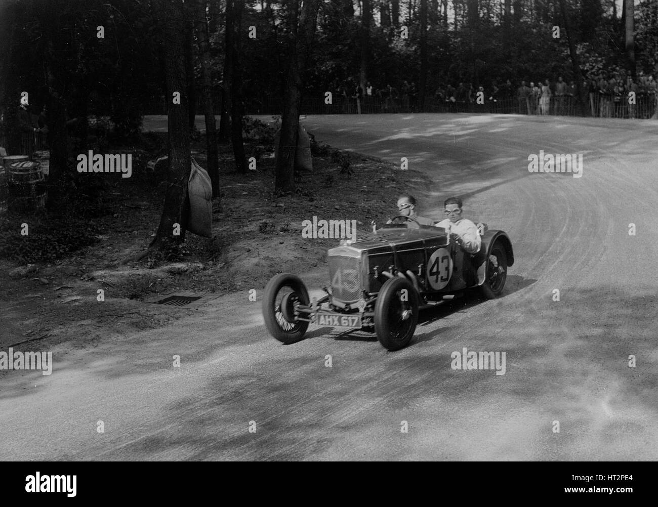 Frazer-Nash TT replica racing at Donington Park, Leicestershire, 1935 ...