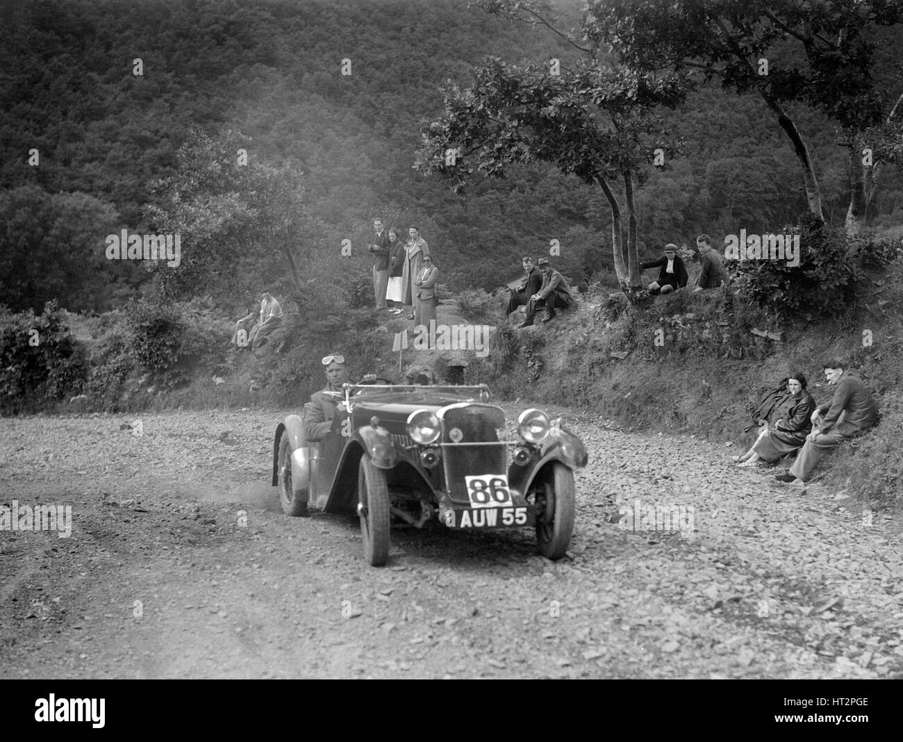 Singer sports 2-seater at the Mid Surrey AC Barnstaple Trial, Beggars ...