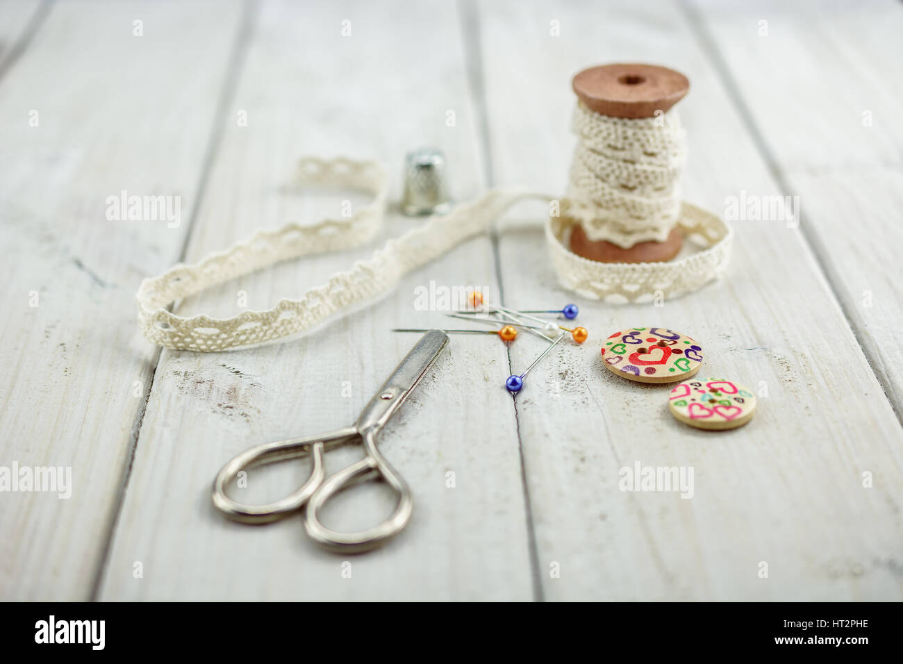Sewing background hi-res stock photography and images - Alamy
