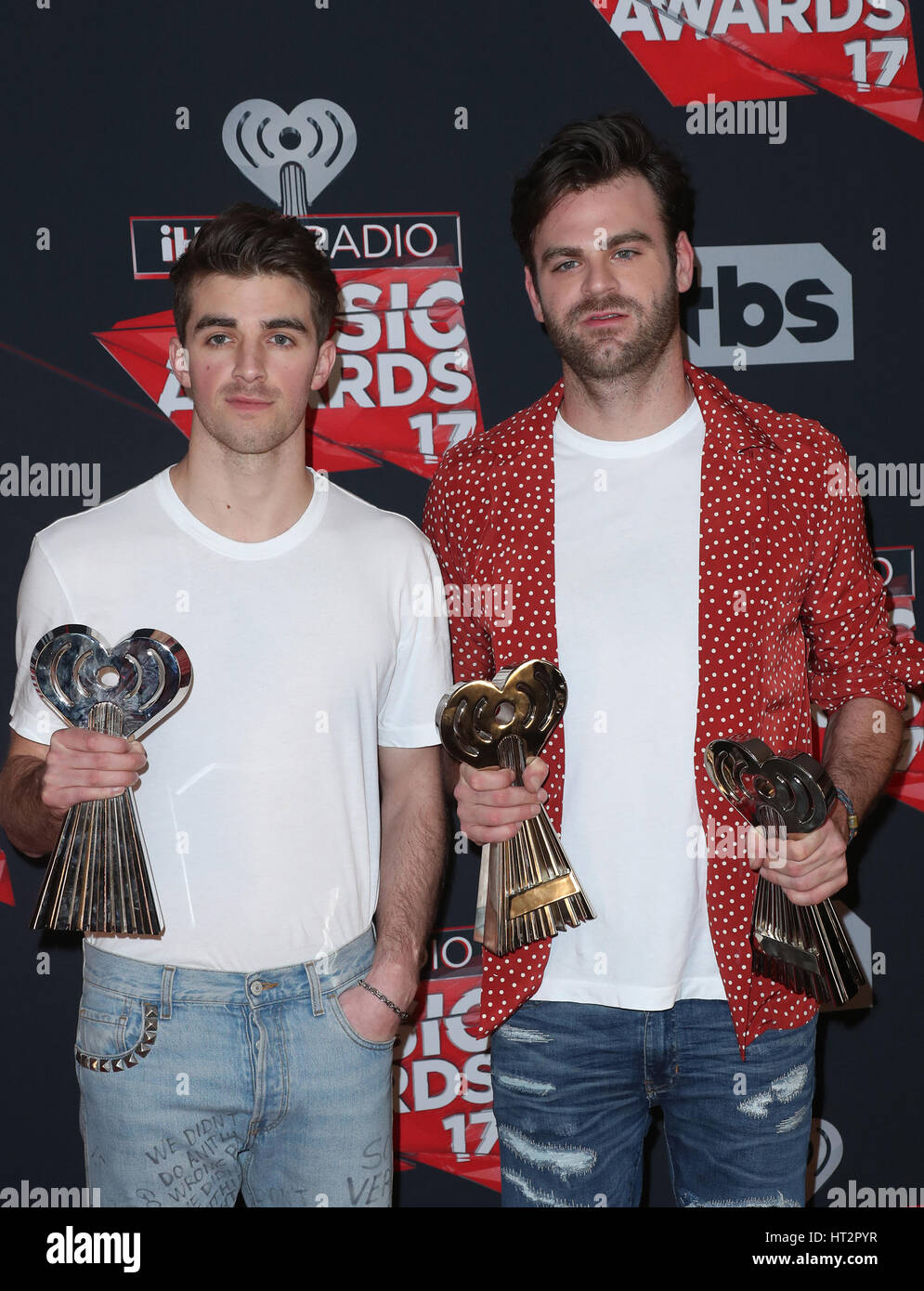 Los Angeles, California, USA. 05th Mar, 2017. The Chainsmokers, Drew ...