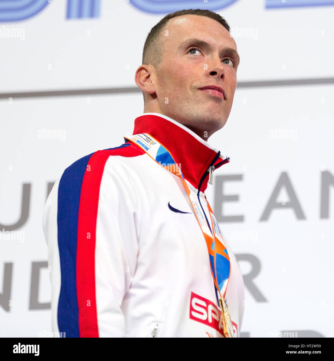 Belgrade, Serbia. 05th Mar, 2017. Slovakia's silver medallist Jan Volko ...