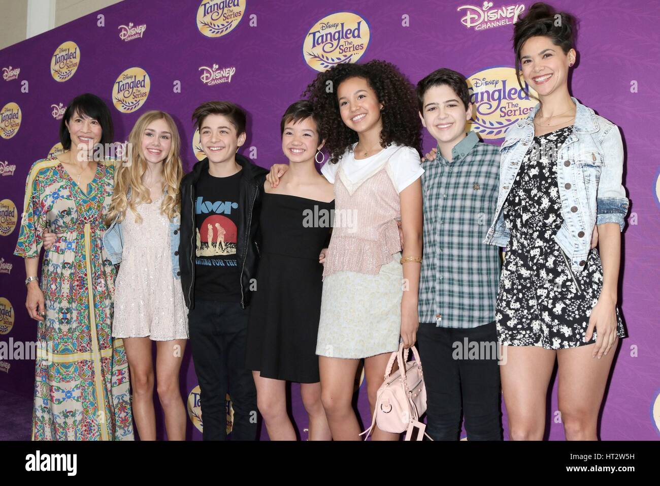 Los Angeles, CA, USA. 4th Mar, 2017. Lauren Tom, Emily Skinner, Asher ...