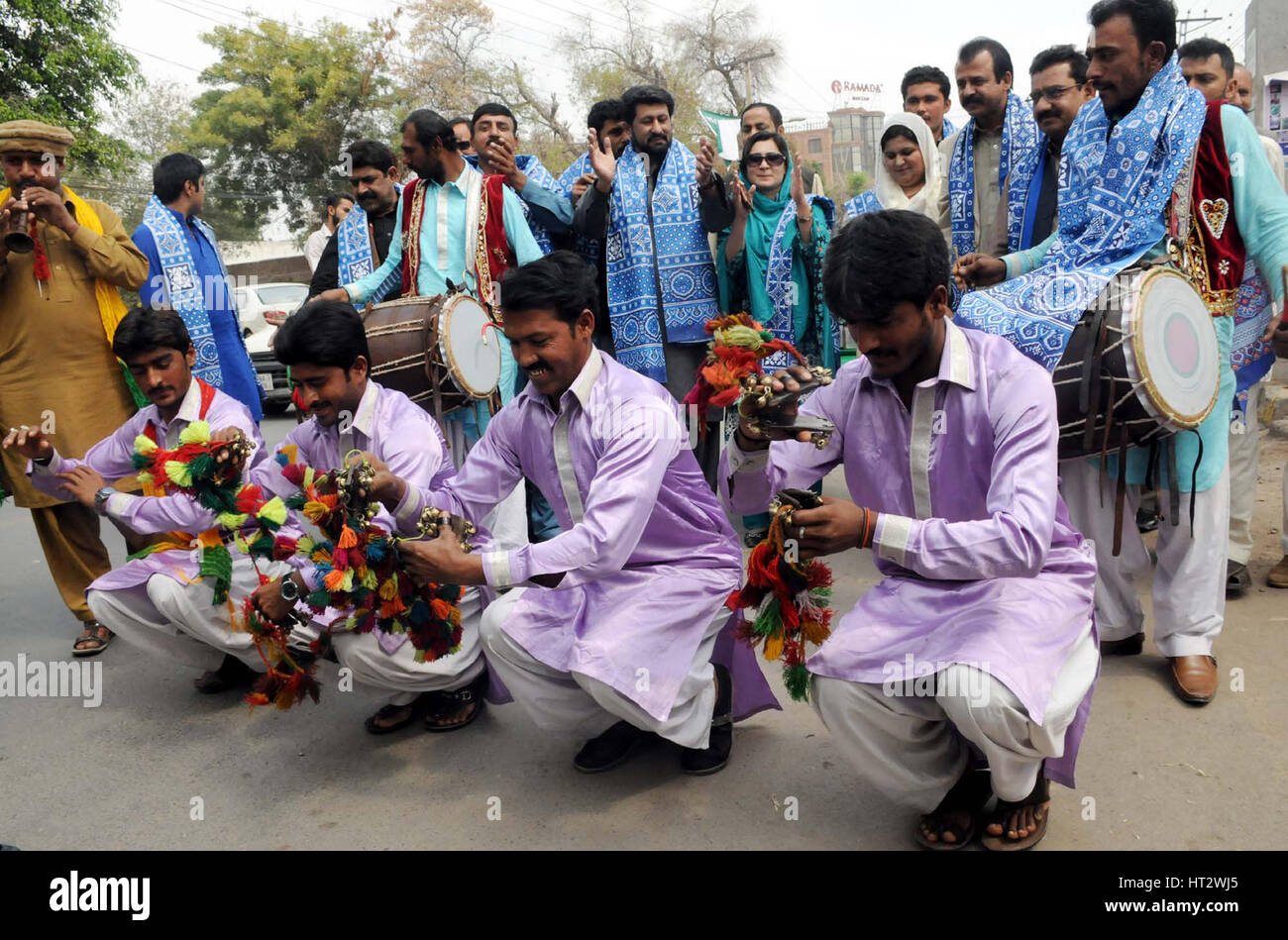 Members of Saraiki Community hold Saraiki celebration demonstration in ...
