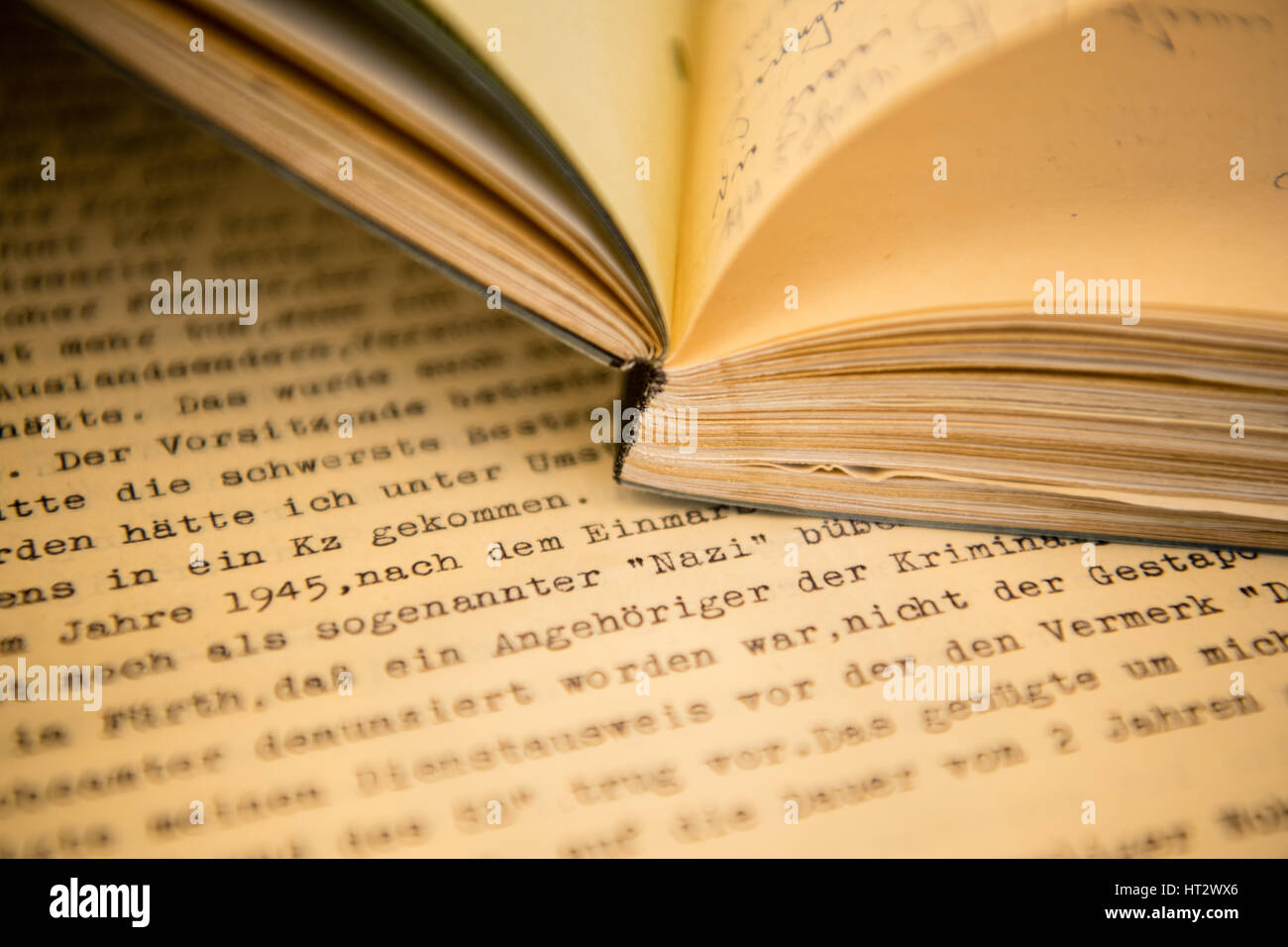 Munich, Germany. 06th Mar, 2017. The words 'so-called Nazi' in a letter ...