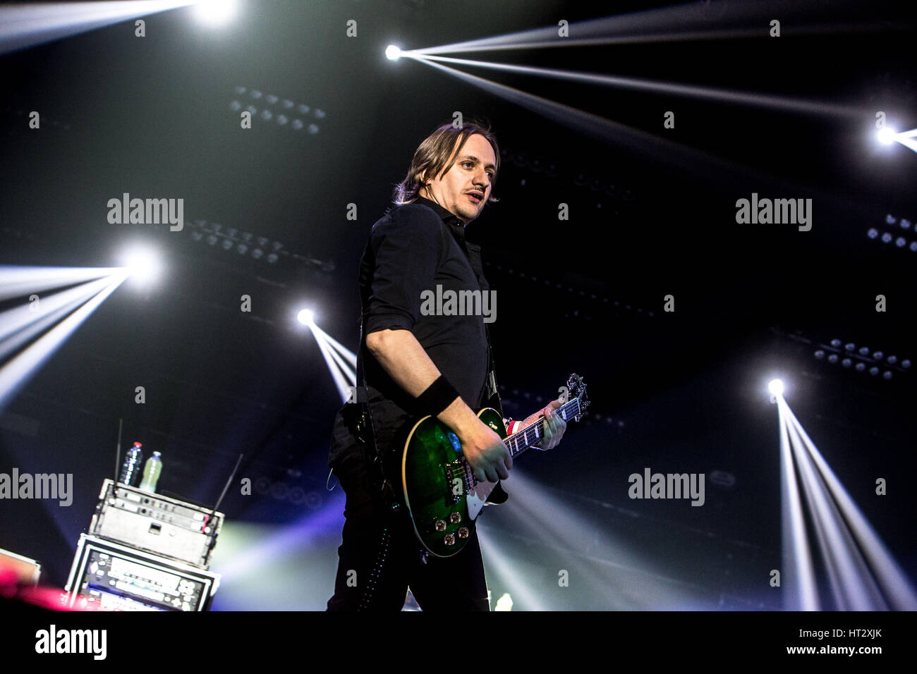 Milan, Italy. 06th Mar, 2017. Italian band Modà perform live at ...