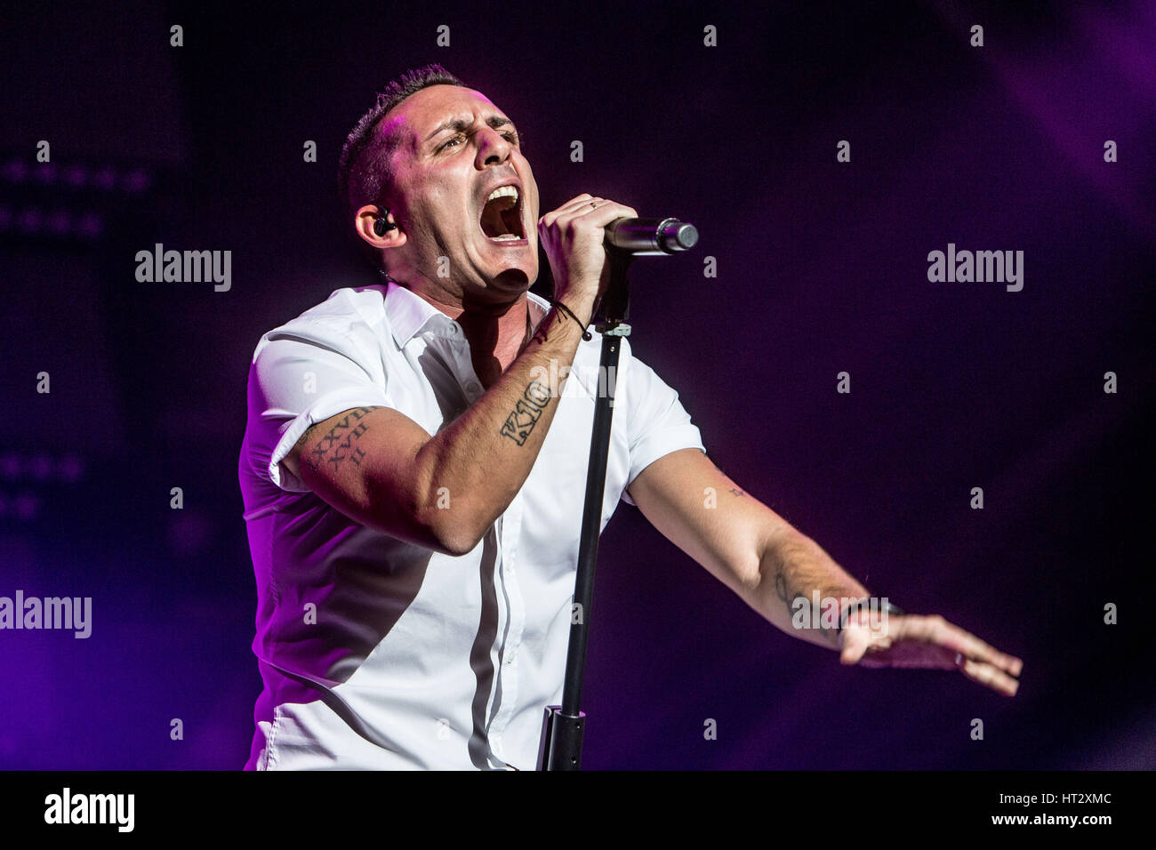 Milan, Italy. 06th Mar, 2017. Italian band Modà perform live at ...