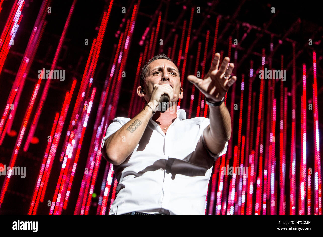 Milan, Italy. 06th Mar, 2017. Italian band Modà perform live at ...