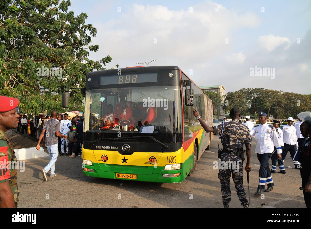 Ghana - Celebrating 60 years of independence for British rule Stock ...