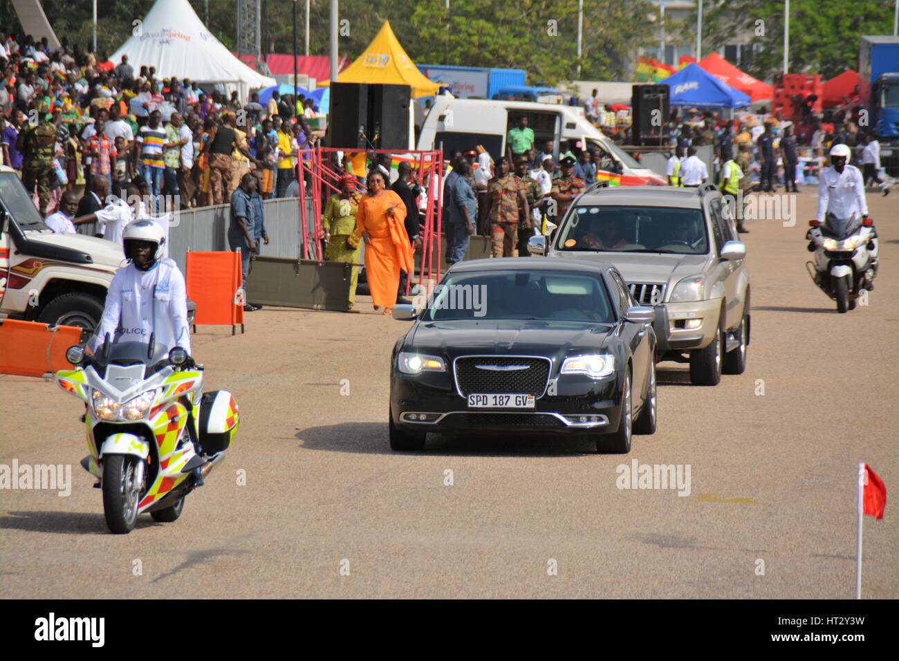 Ghana - Celebrating 60 years of independence for British rule Stock ...