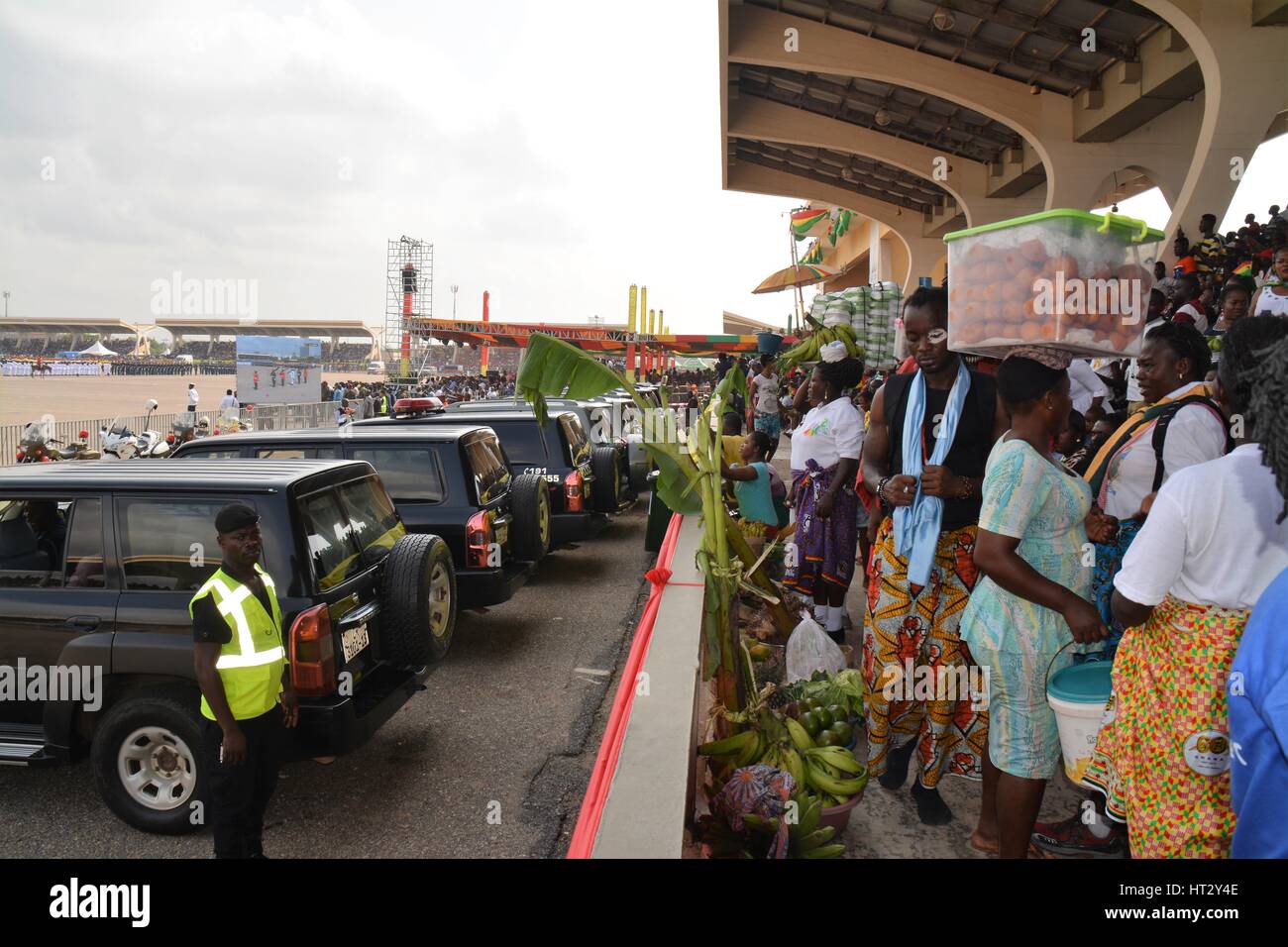 Ghana - Celebrating 60 years of independence for British rule Stock ...