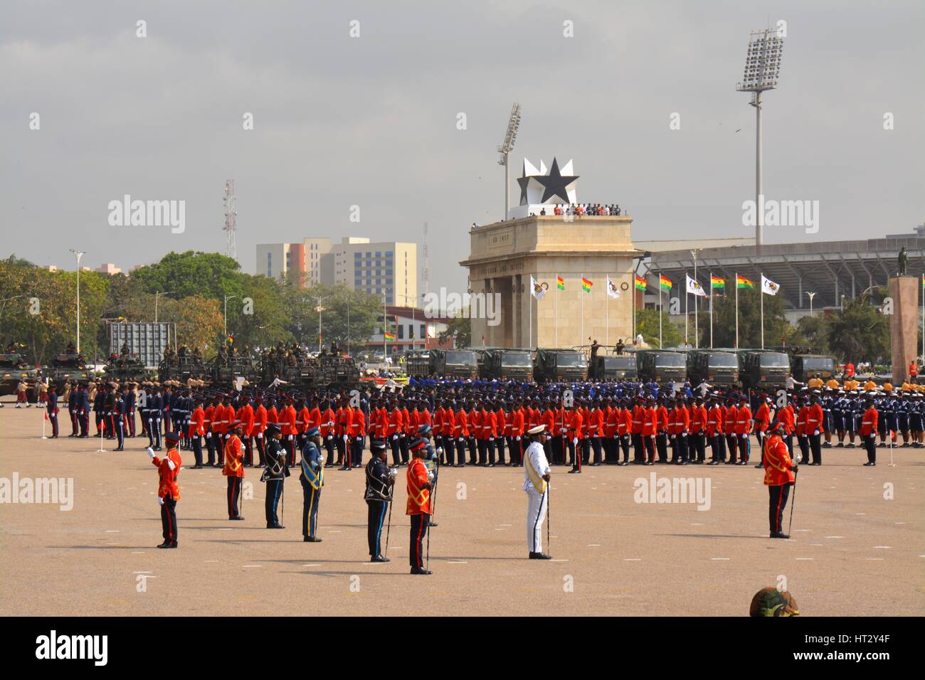 Ghana - Celebrating 60 years of independence for British rule Stock ...