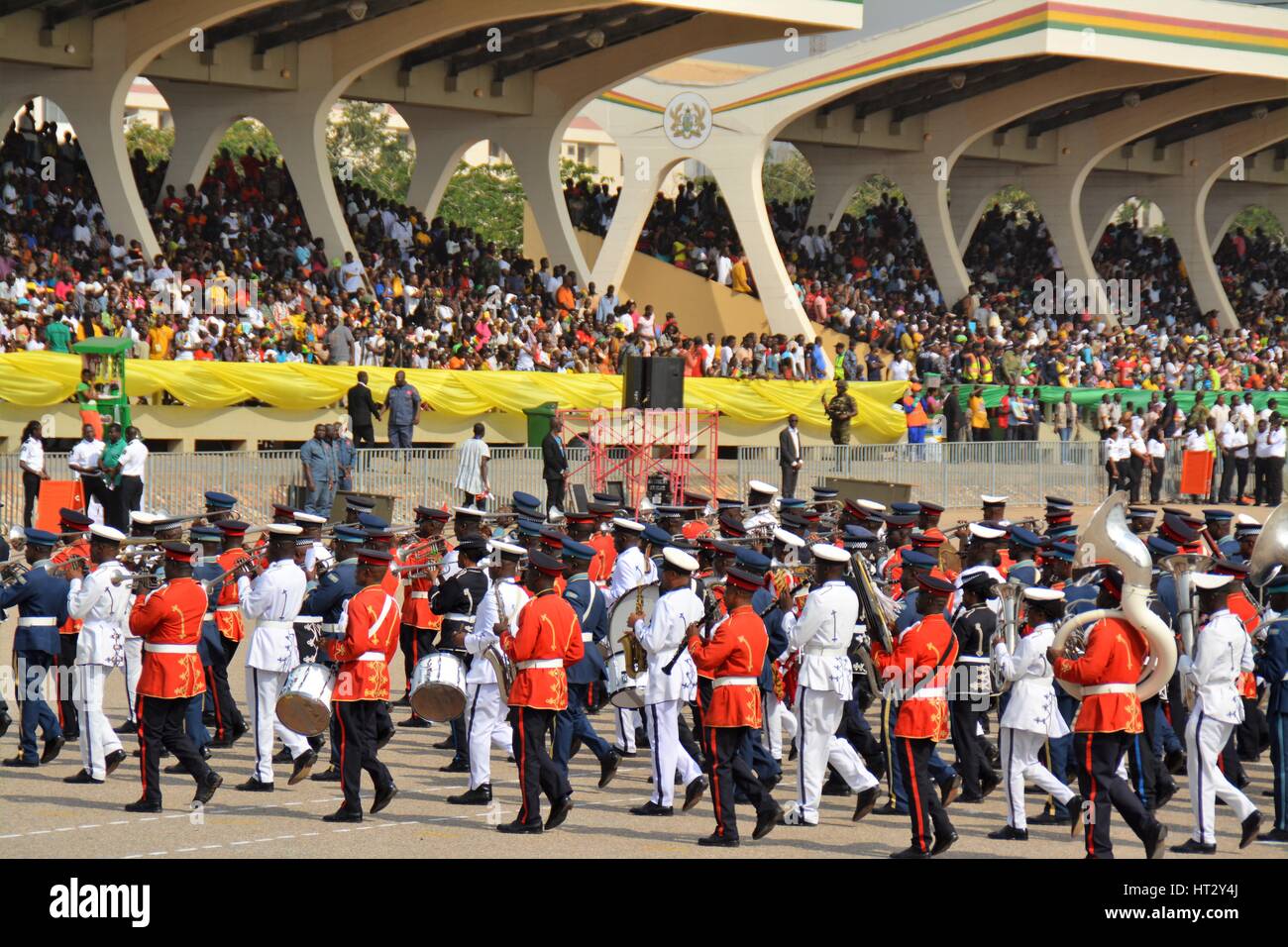 Ghana - Celebrating 60 years of independence for British rule Stock ...