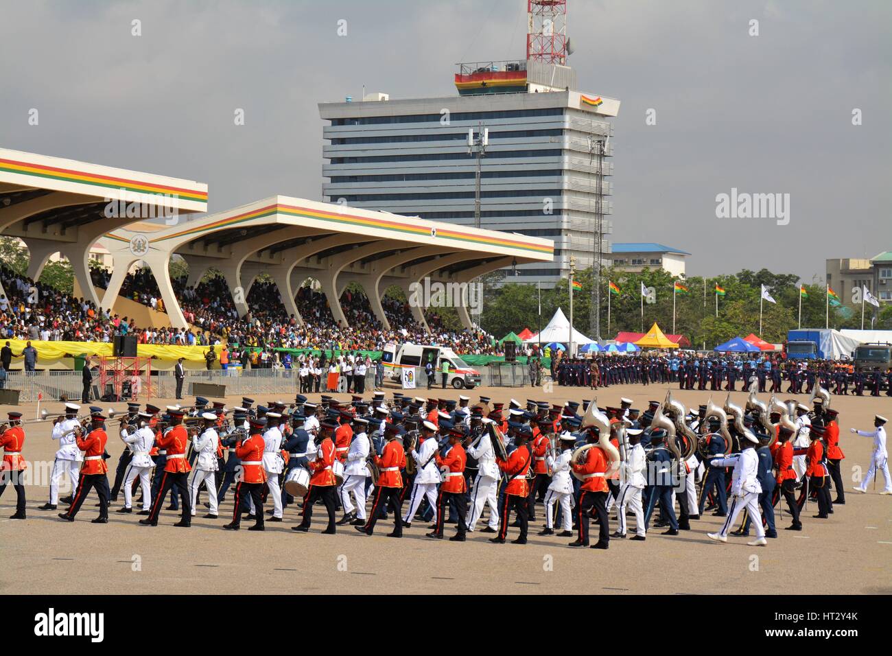 Ghana - Celebrating 60 years of independence for British rule Stock ...