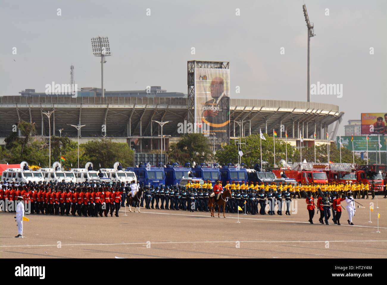 Ghana - Celebrating 60 years of independence for British rule Stock ...