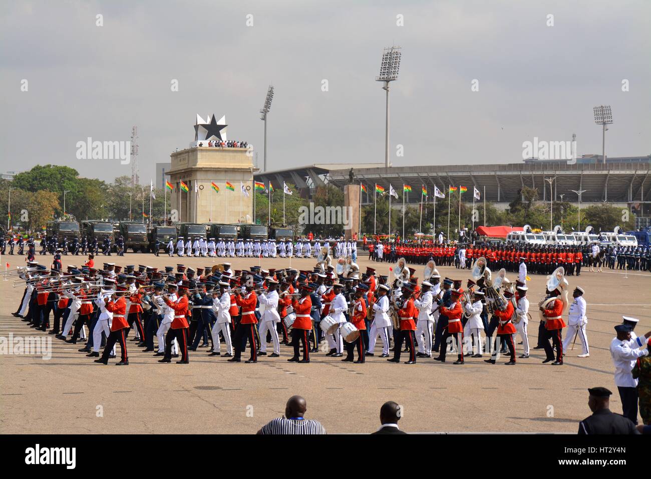 Ghana - Celebrating 60 years of independence for British rule Stock ...