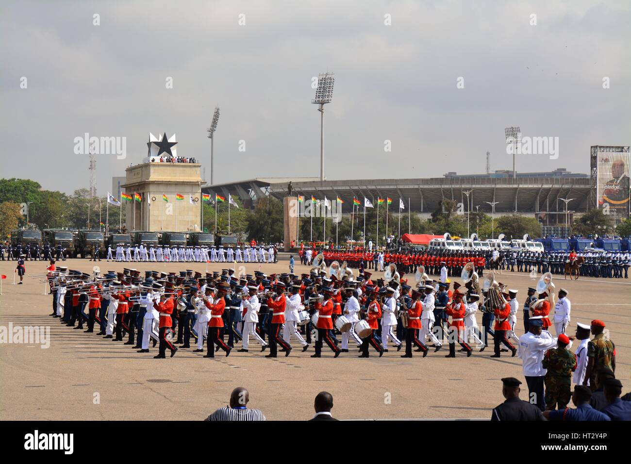 Ghana - Celebrating 60 years of independence for British rule Stock ...