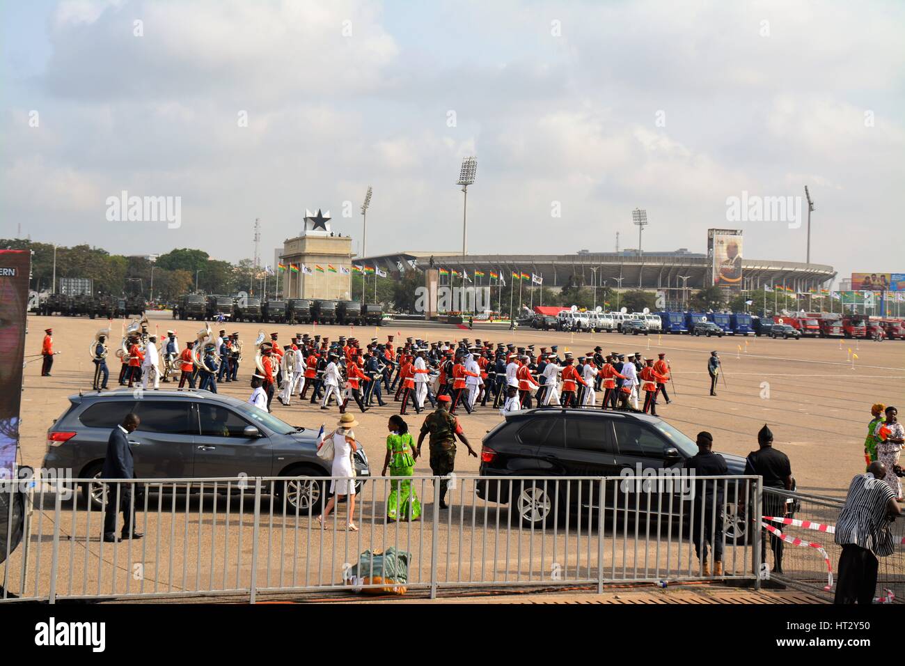 Ghana - Celebrating 60 years of independence for British rule Stock ...