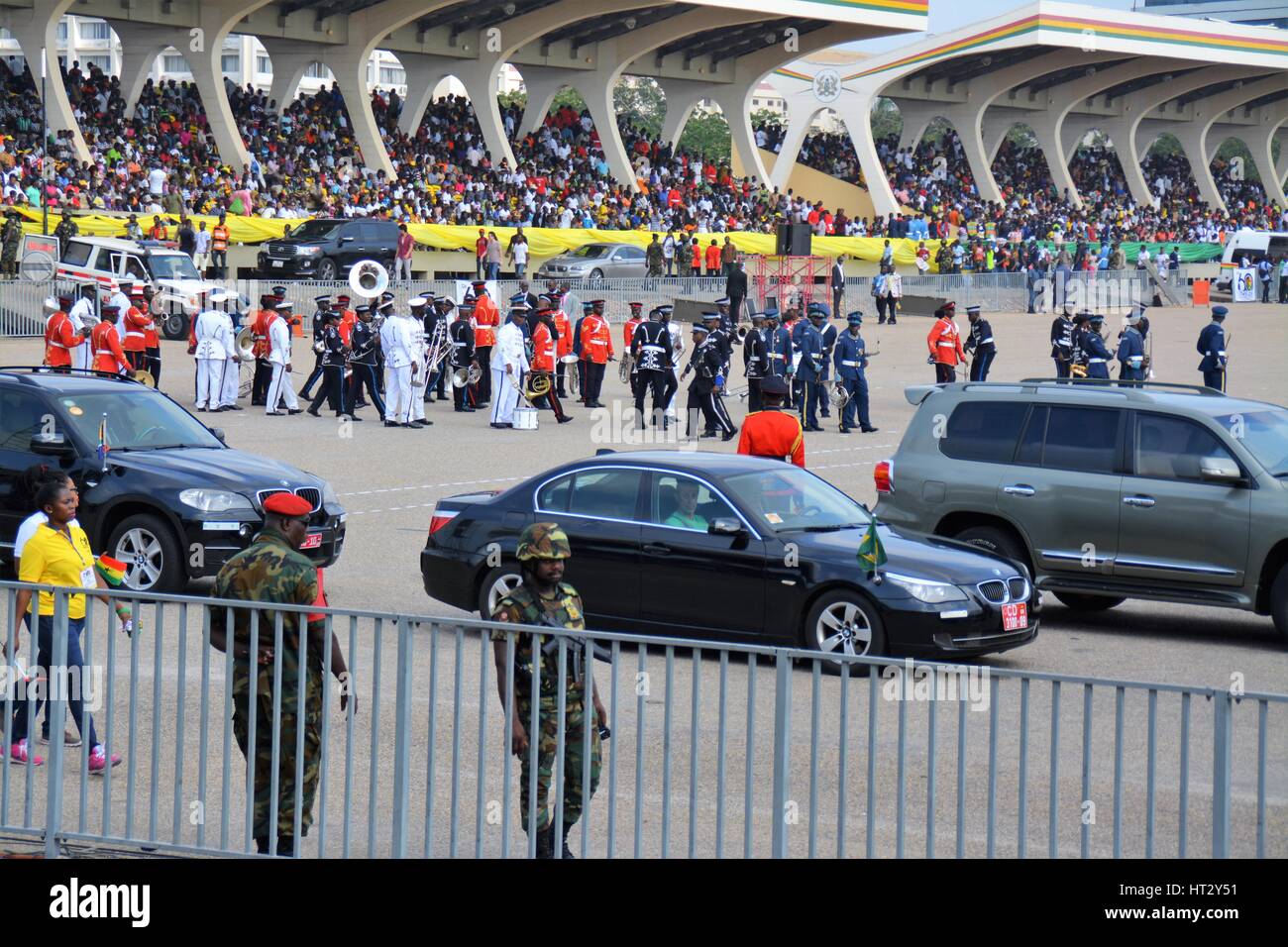 Ghana - Celebrating 60 years of independence for British rule Stock ...