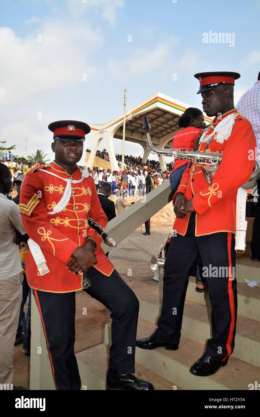 Ghana - Celebrating 60 years of independence for British rule Stock ...